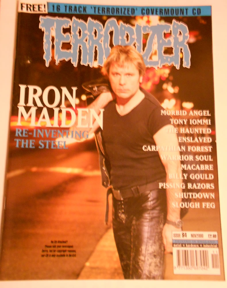 Terrorizer Magazine Issue 84 November 2000 - Round Flat Records