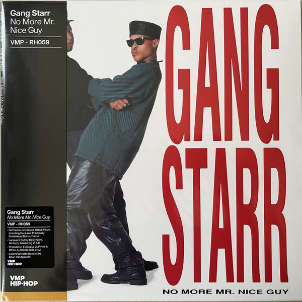 Gang Starr - No More Mr. Nice Guy - Double Red and White Vinyl Records ...